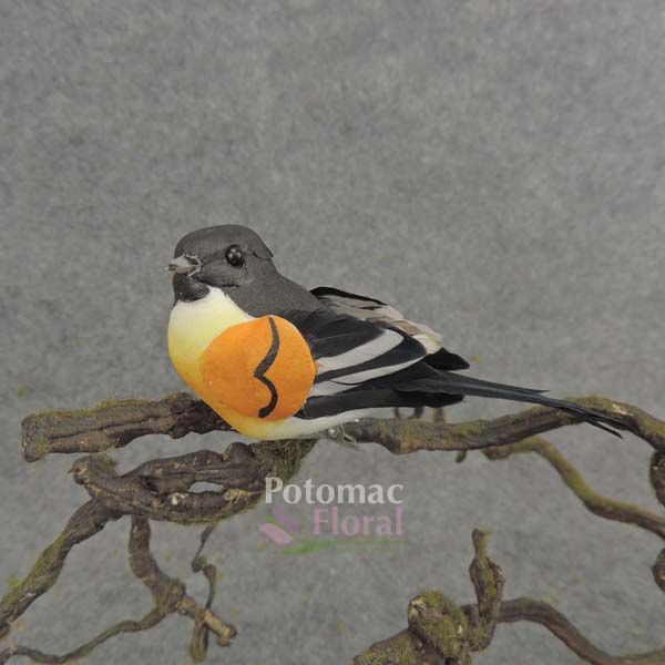 Baltimore Oriole 4" With Clip - Potomac Floral Wholesale